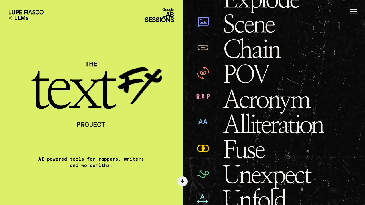 TextFX by Google - BestofAI